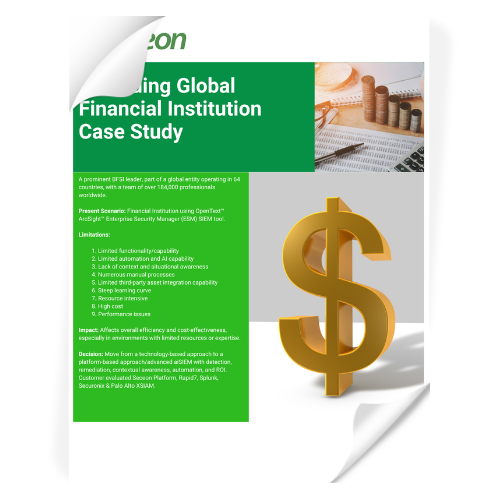 A Leading Global Financial Institution Case Study